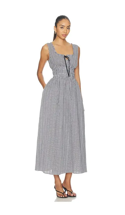 Rails Jordie Gingham Dress - Black Gingham