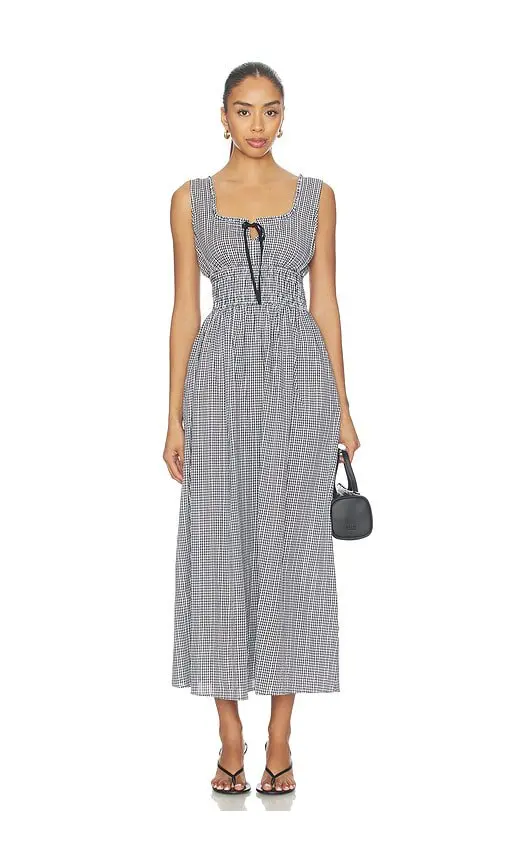 Rails Jordie Gingham Dress - Black Gingham