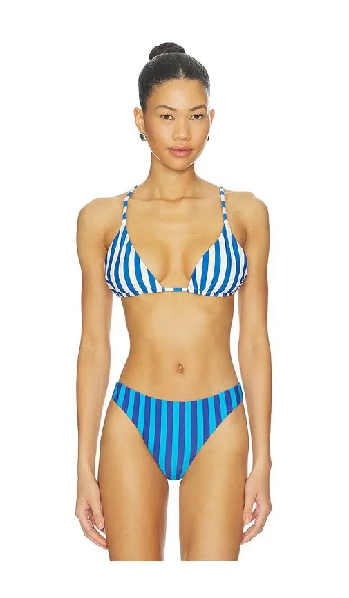 SIMONMILLER Bwai Bikini Top - Blue Stripe