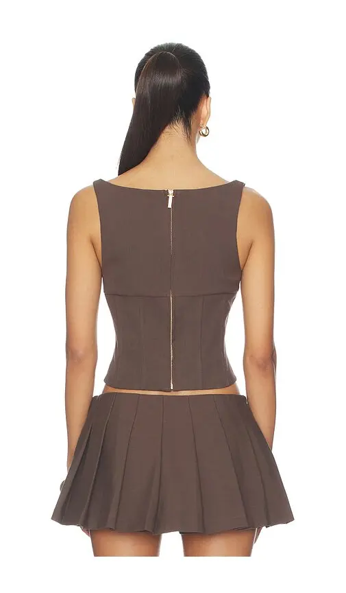Cult Gaia Olive Top