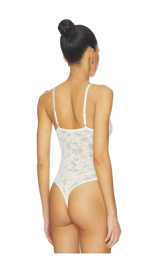FLEUR DU MAL Stretch Lace Bodysuit