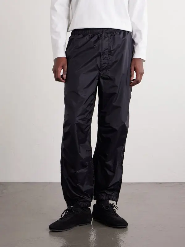 BEAMS Wool-blend Shell Drawstring Trousers