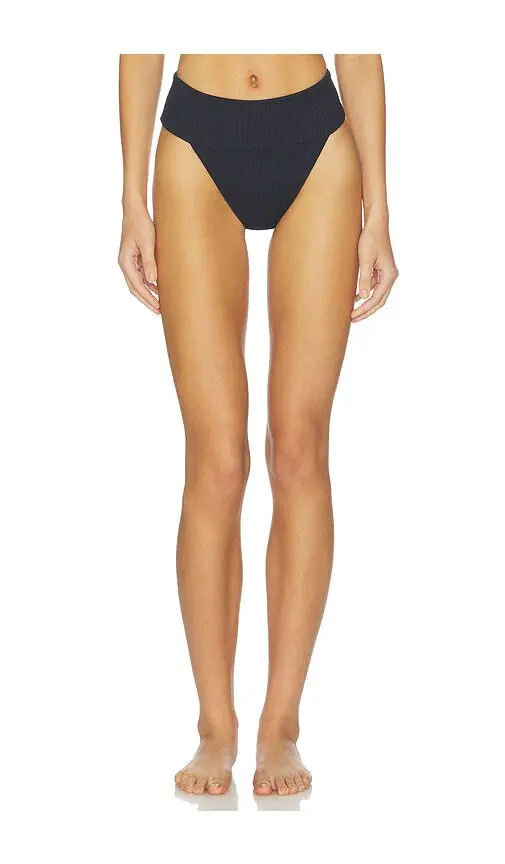 MONTCE Tamarindo Bikini Bottom - Black Rib