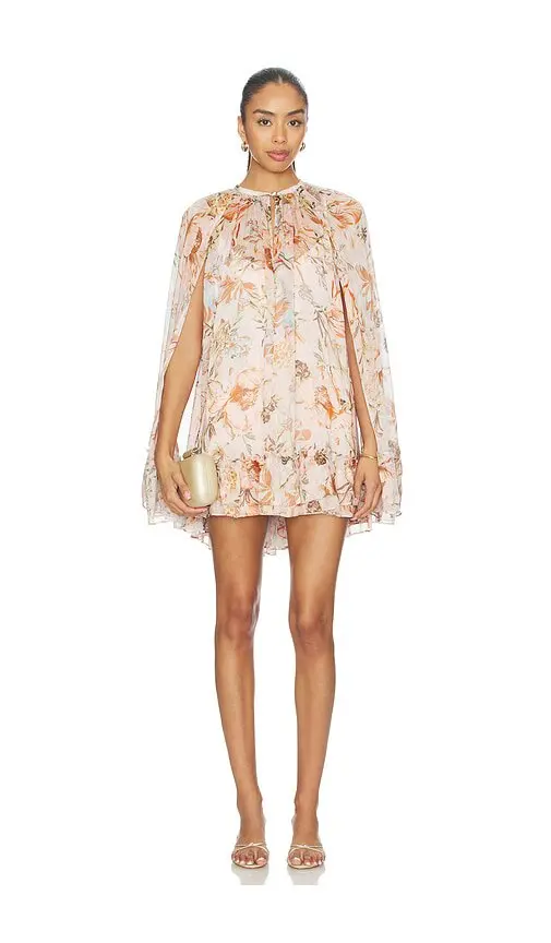 Hemant & Nandita Mini Dress Cape