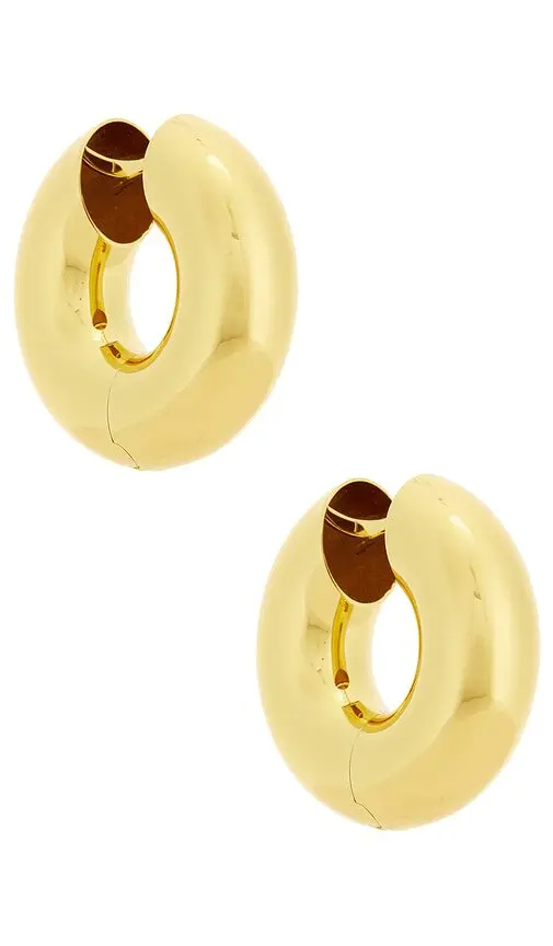 Éliou Jumbo Devon Hoop Earrings - Gold