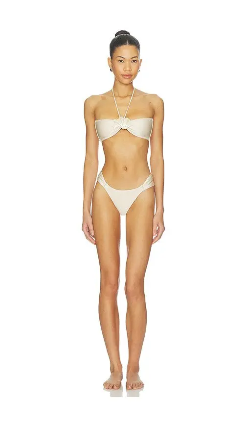 SHANI SHEMER Joss Bikini Bottom - Macadamia