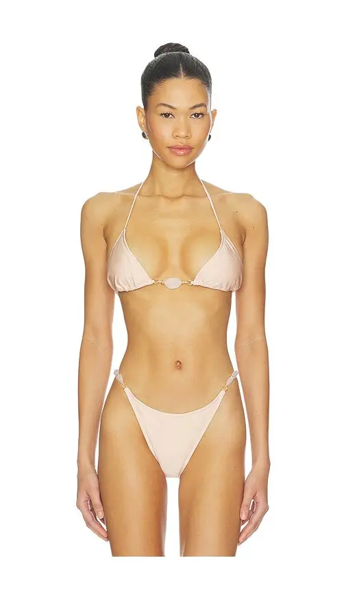 SHANI SHEMER Elysia Bikini Top - Pink Blush