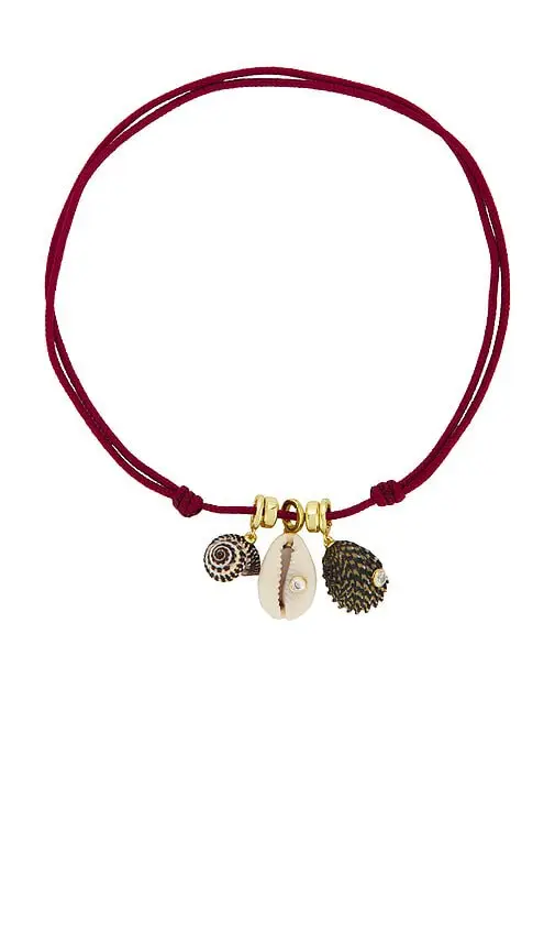 Éliou Drift Necklace - Burgandy