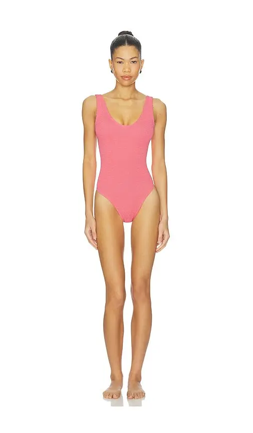 Bond Eye Mara One Piece - Coral Pink Recycled