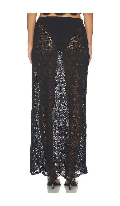 4TH & RECKLESS Crochet Midaxi Skirt