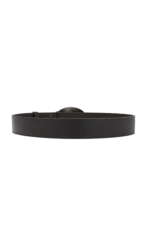 LAMARQUE Leather Belt With Metal Buckle