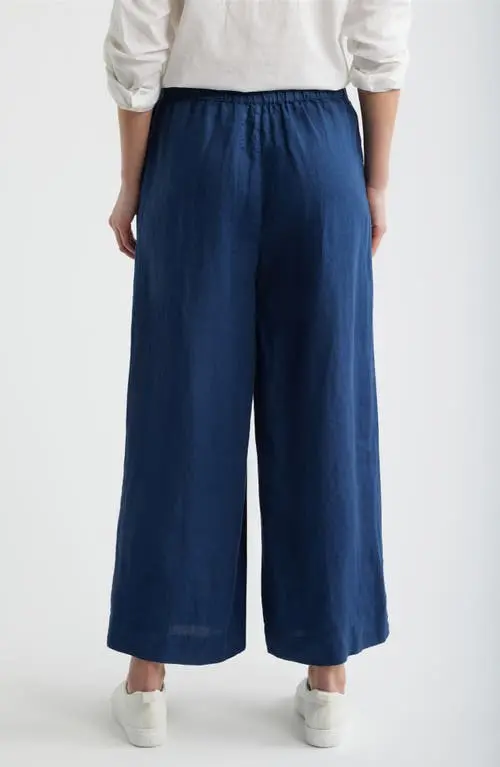 Frank & Eileen Maisie Wide Leg Crop Linen Pants