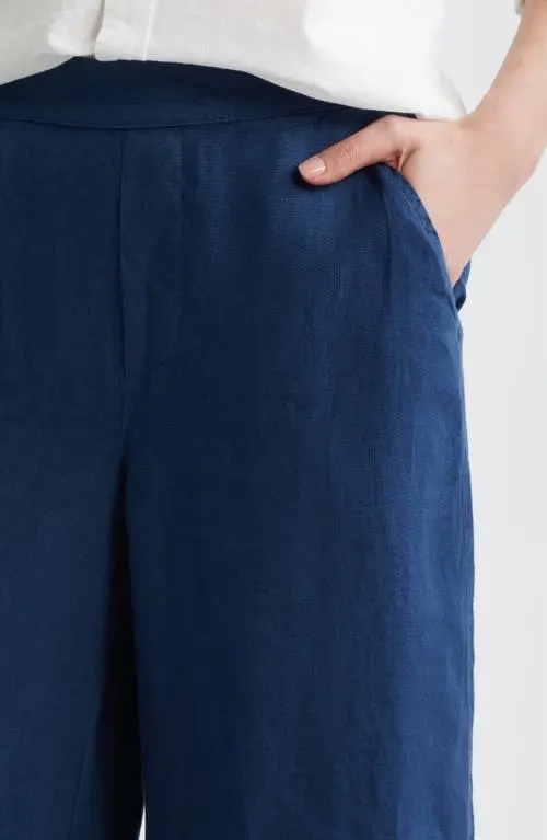 Frank & Eileen Maisie Wide Leg Crop Linen Pants