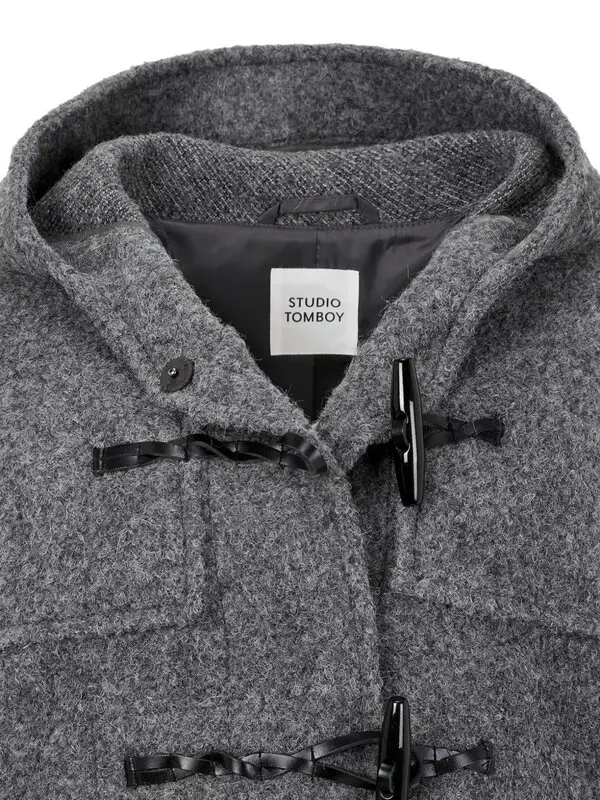 STUDIO TOMBOY Toggle-fastening Hooded Jacket