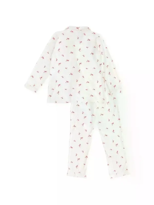 COZY CREW CLUB Bow-print Pyjama Set