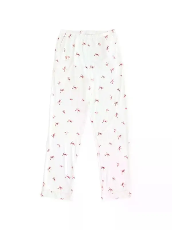 COZY CREW CLUB Bow-print Pyjama Set