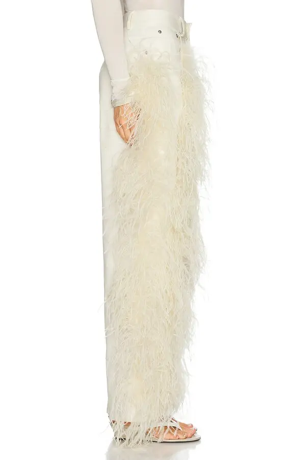 Lapointe Stretch Cotton Twill Feather Pant