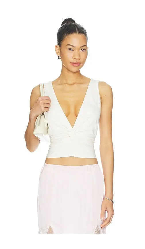 With Jéan Piper Top - White