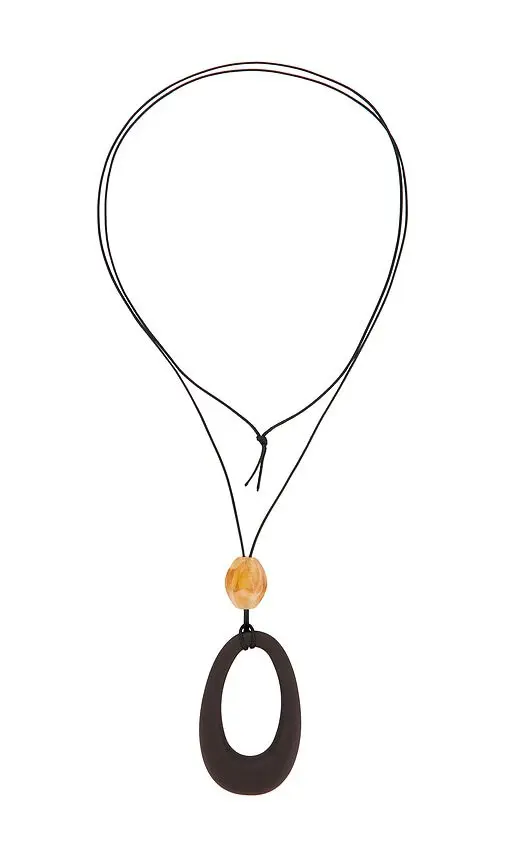 LOVERS AND FRIENDS Lumira Pendant Necklace - Black