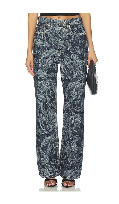 ALLSAINTS Blake Wide Leg Jeans