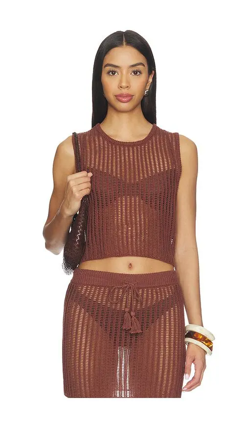 L*Space Sander Top - Brown