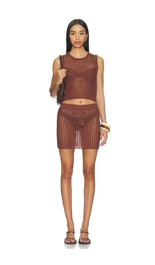 L*Space Sander Top - Brown