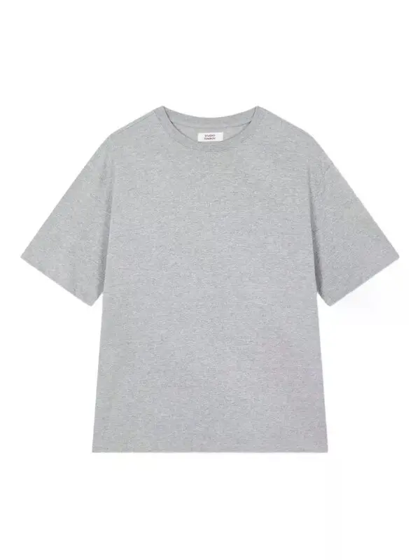 STUDIO TOMBOY Logo-print Cotton T-shirt - Grey