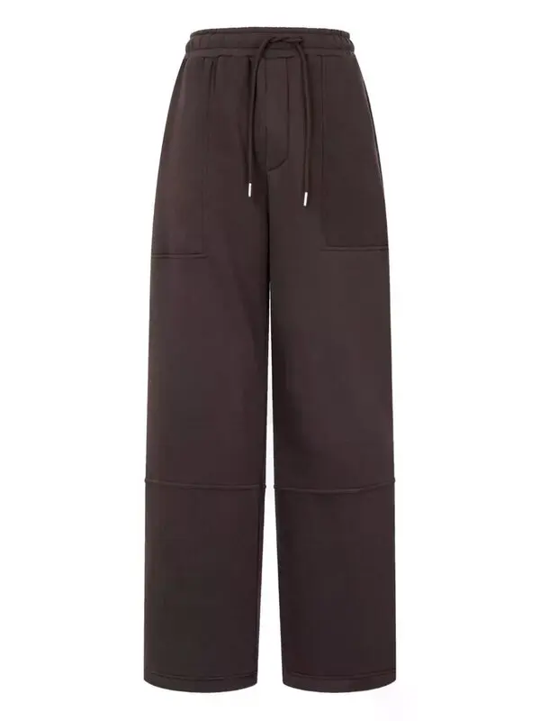 STUDIO TOMBOY Fleece-lined Track Pants - Brown