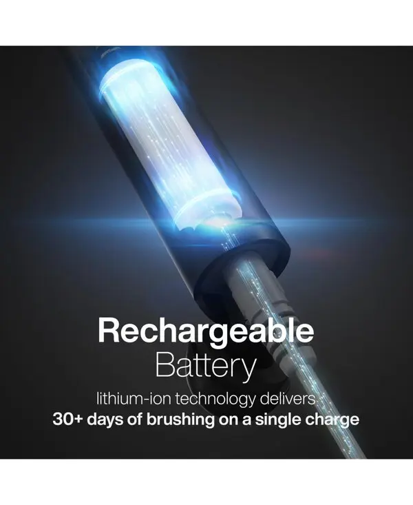 AQUASONIC Icon Rechargeable Electric Toothbrush - Black
