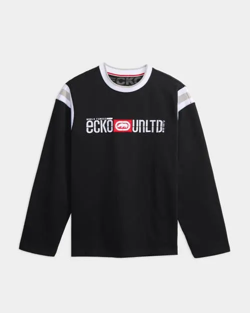 ECKO Long Sleeve Graphic T-shirt - Black