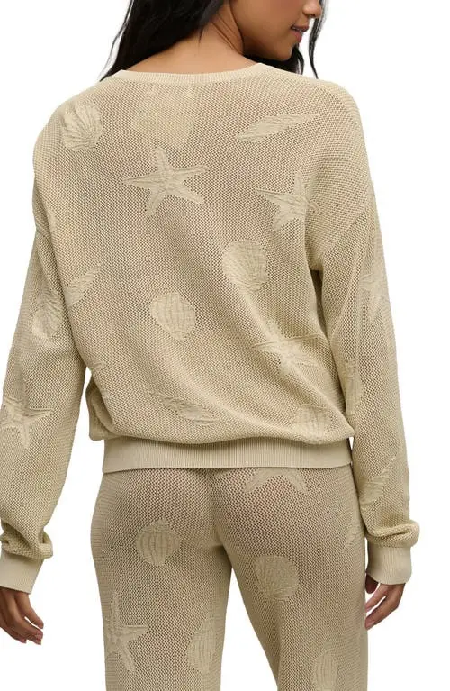 Barefoot Dreams Shell Cotton Sweater