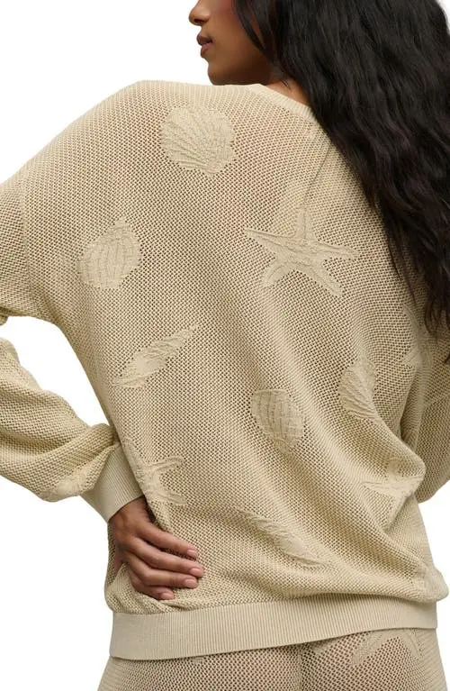Barefoot Dreams Shell Cotton Sweater