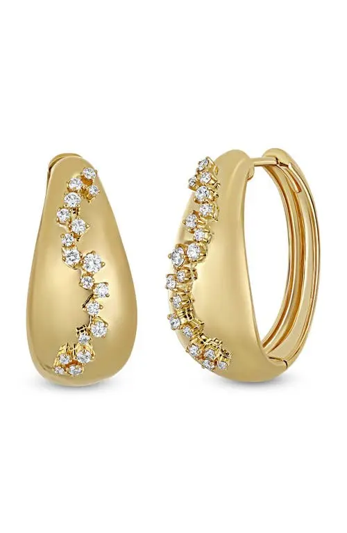 Bony Levy 18k Gold Mika Diamond Hoop Earrings - 18k Yellow Gold