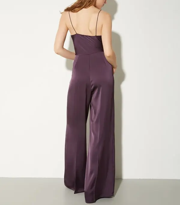 Max & Co. Satin Cowl-neck Jumpsuit