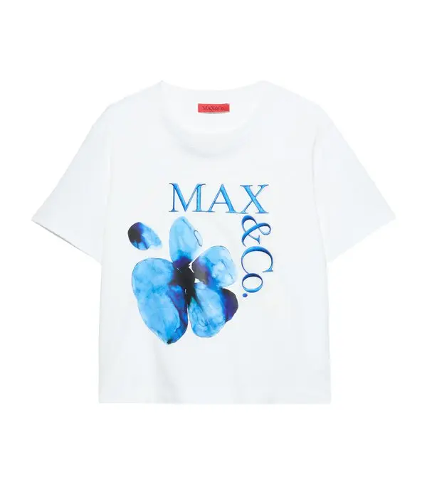 Max & Co. Cotton Graphic T-shirt - White