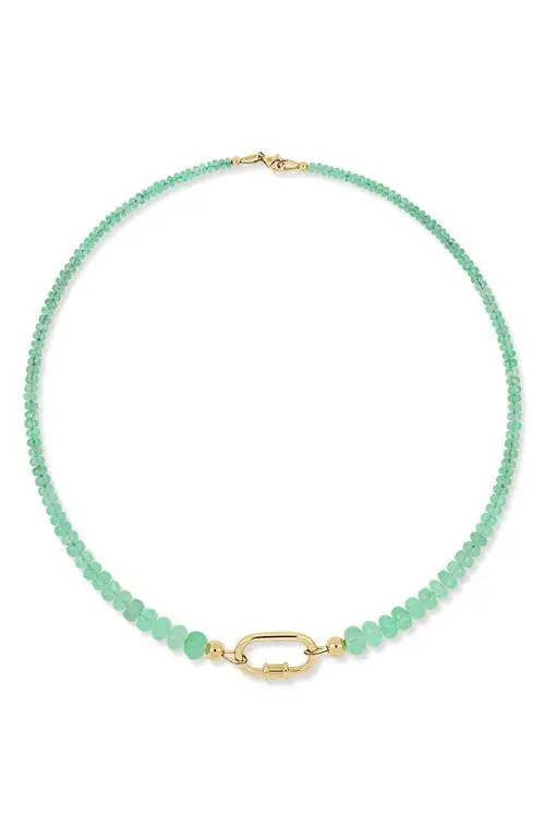 Bony Levy Beaded Emerald Necklace - El Mar Emerald