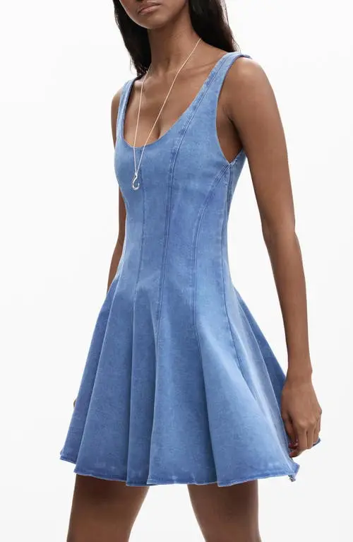 Desigual Sleeveless Denim Midi Dress
