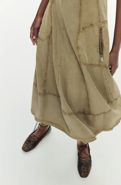 Desigual Sleeveless Denim A-line Dress