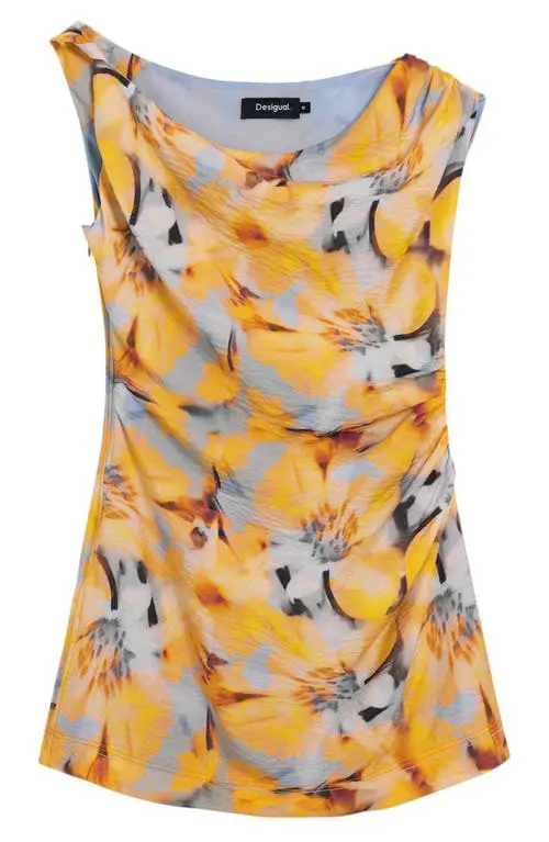 Desigual Floral Print Sleeveless Mini Dress