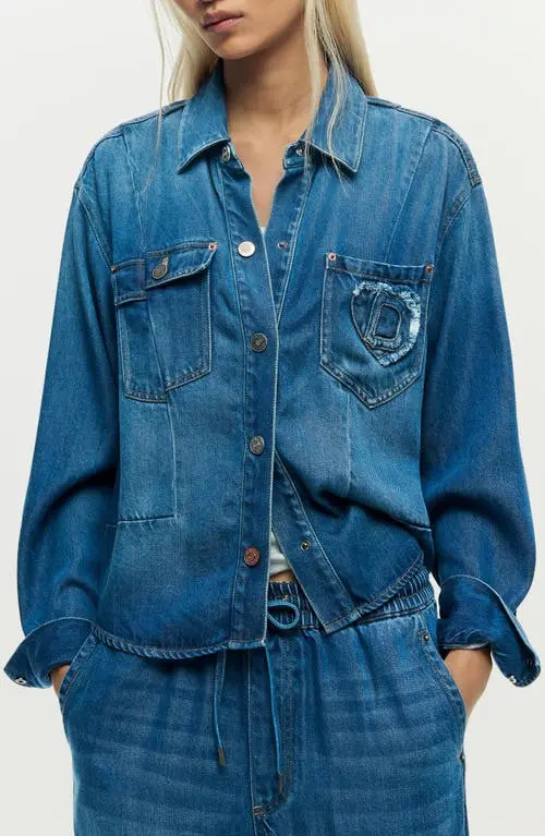 Desigual Denim Trucker Jacket - Medium Blue