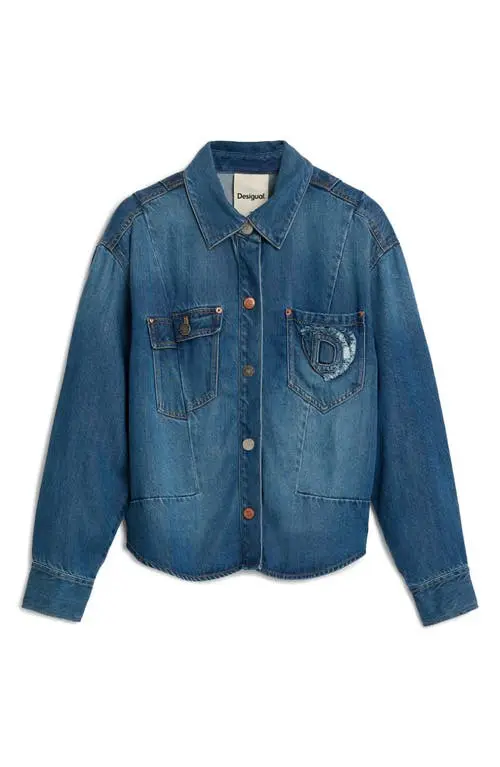Desigual Denim Trucker Jacket - Medium Blue
