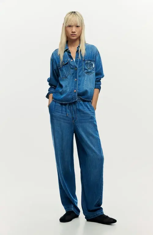 Desigual Denim Trucker Jacket - Medium Blue