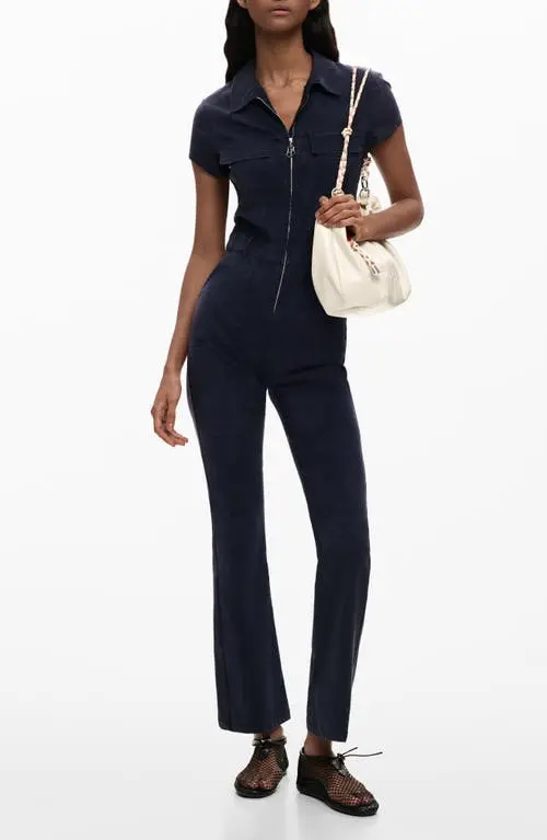 Desigual Denim Jumpsuit - Dark Blue