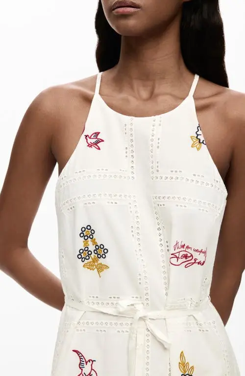 Desigual Open Stitch Sleeveless Midi Dress