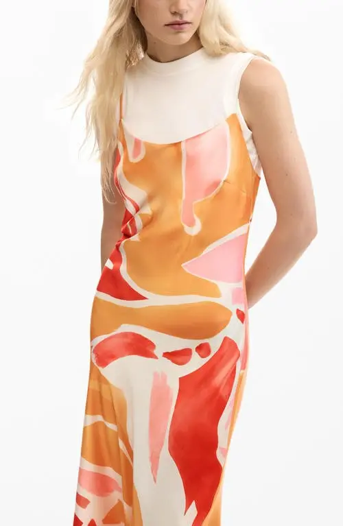 Desigual Satin Midi Dress