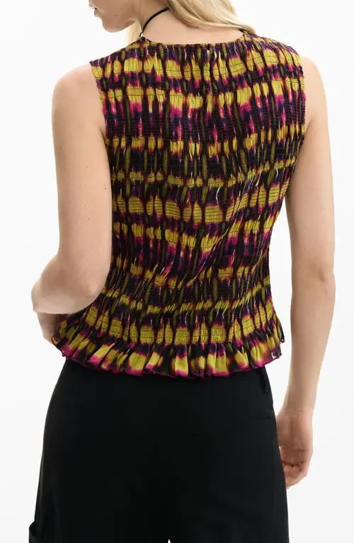 Desigual Ruffled Sleeveless Top