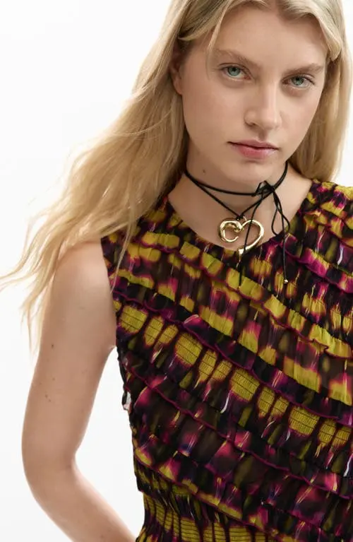 Desigual Ruffled Sleeveless Top