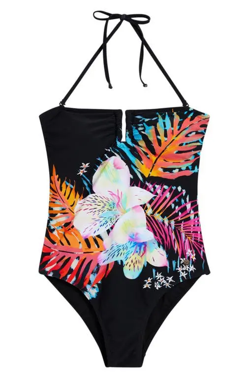 Desigual Printed One-piece Swimsuit