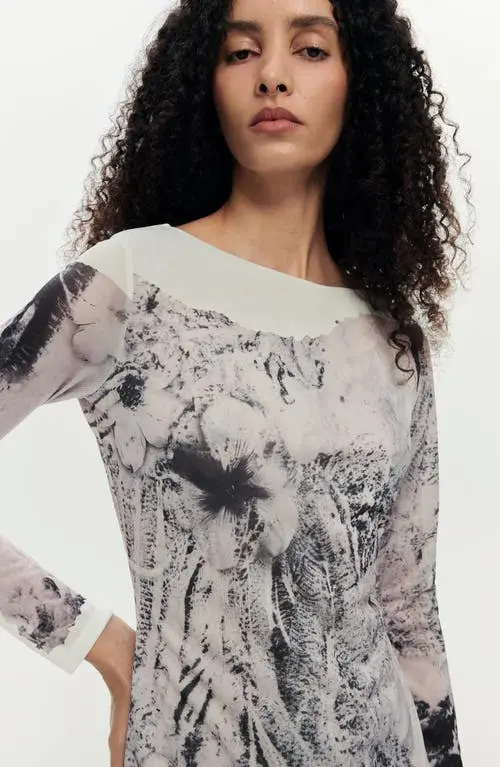 Desigual Printed Mini Dress