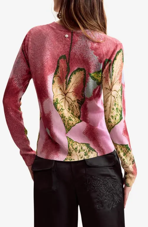 Desigual Relaxed Fit Stitched Sweater